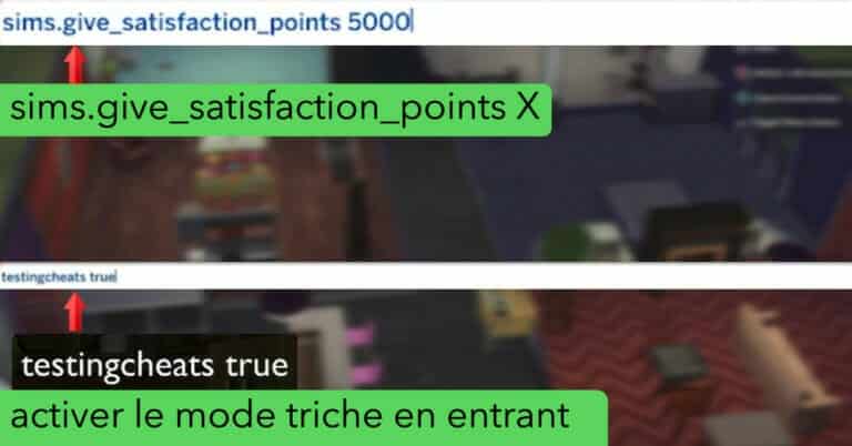 Sims 4 : Code Triche Point de Satisfaction