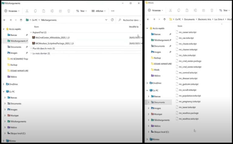 MC Command Center Sims 4 : Télécharger, Installer et Utiliser en Français